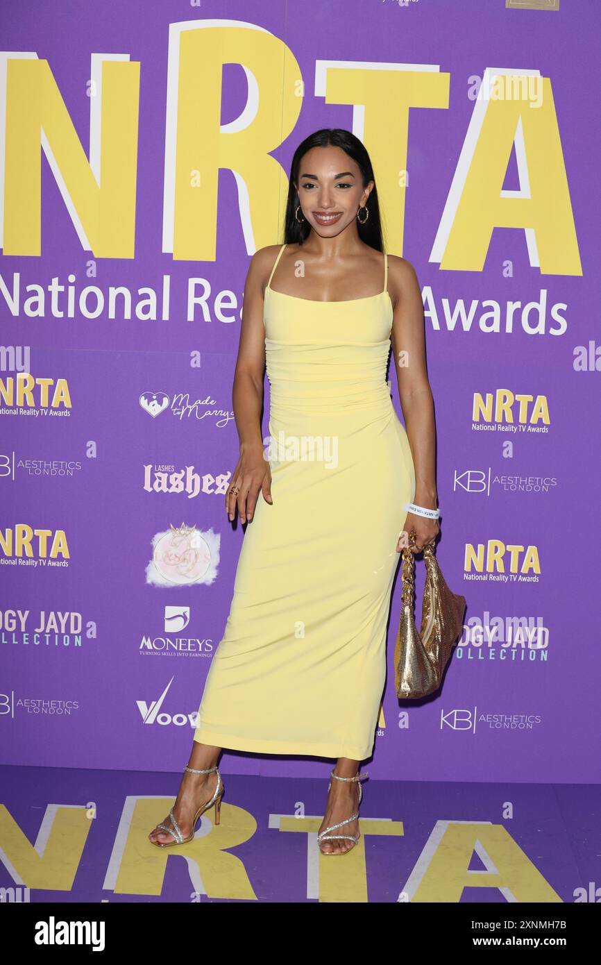 Michelle Tsiakkas attends National Reality TV Awards at Porchester Hall ...