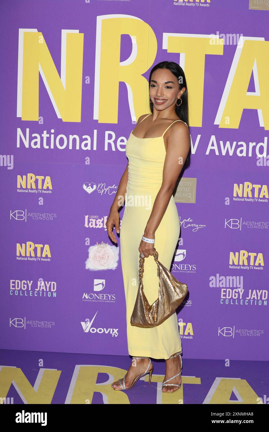 Michelle Tsiakkas attends National Reality TV Awards at Porchester Hall ...