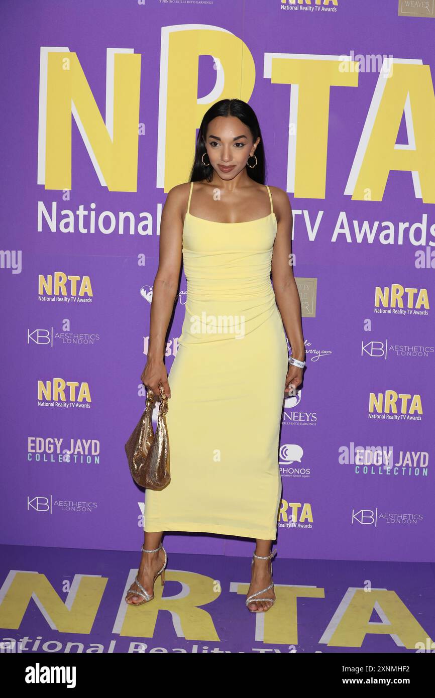 Michelle Tsiakkas attends National Reality TV Awards at Porchester Hall ...