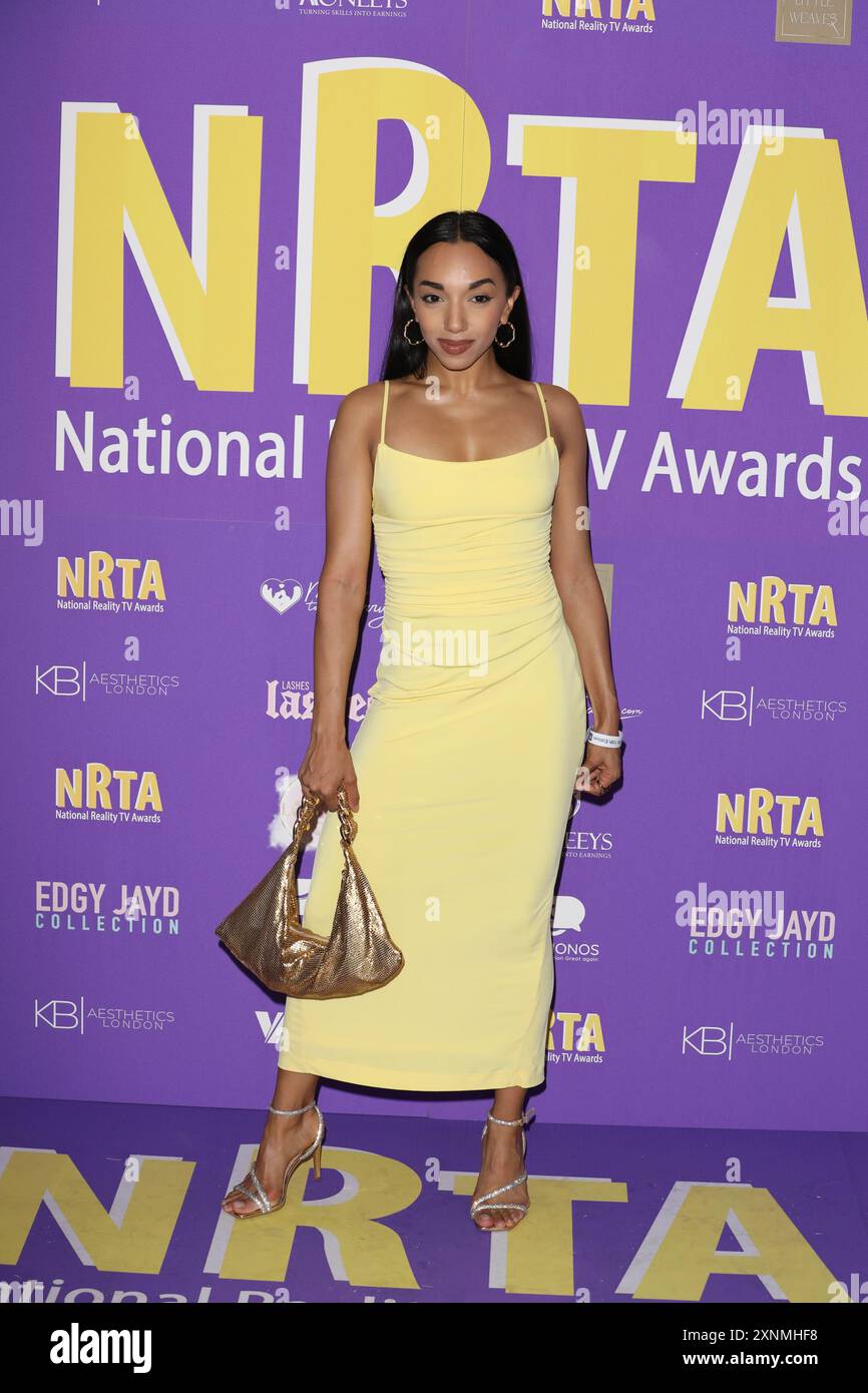 Michelle Tsiakkas attends National Reality TV Awards at Porchester Hall ...