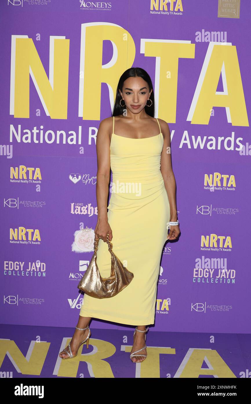 Michelle Tsiakkas attends National Reality TV Awards at Porchester Hall ...