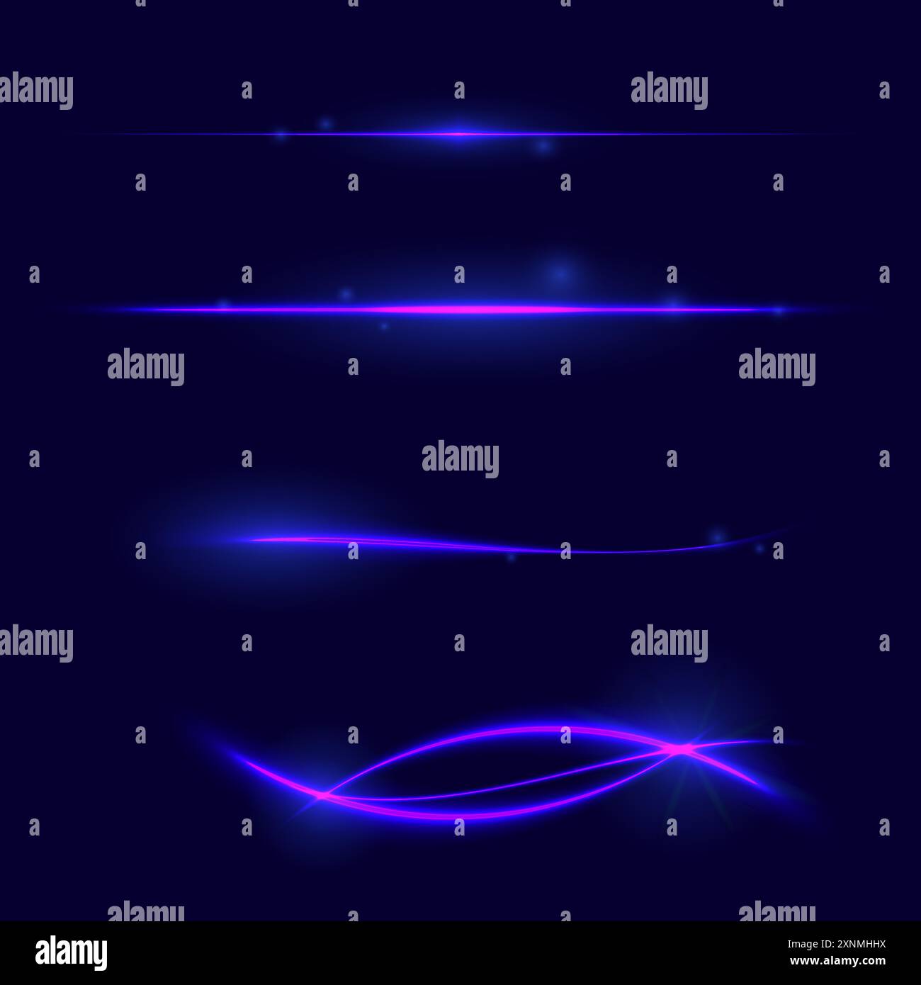 Neon glowing lines shapes hi-res stock photography and images - Alamy
