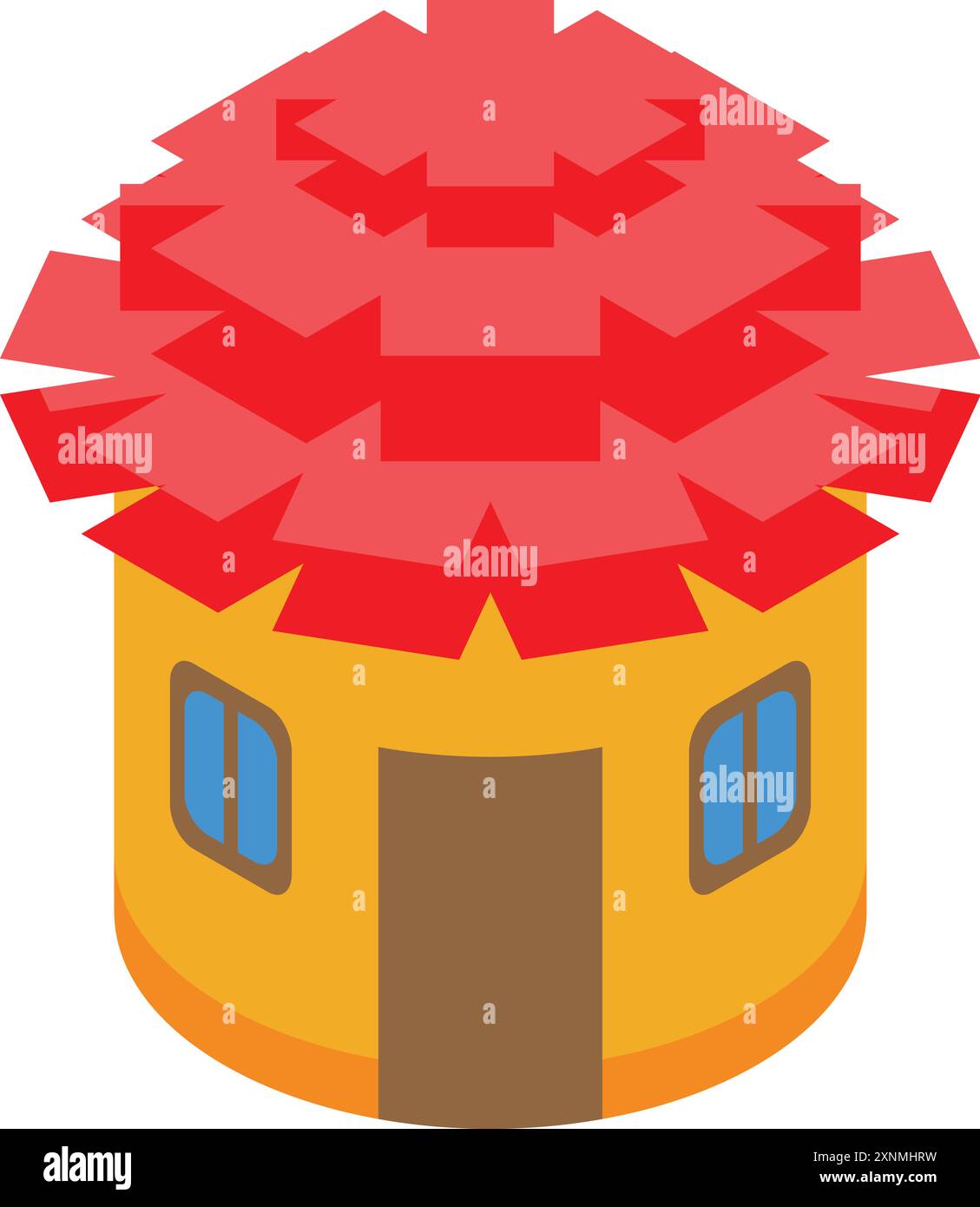 Hut built Stock Vector Images - Alamy