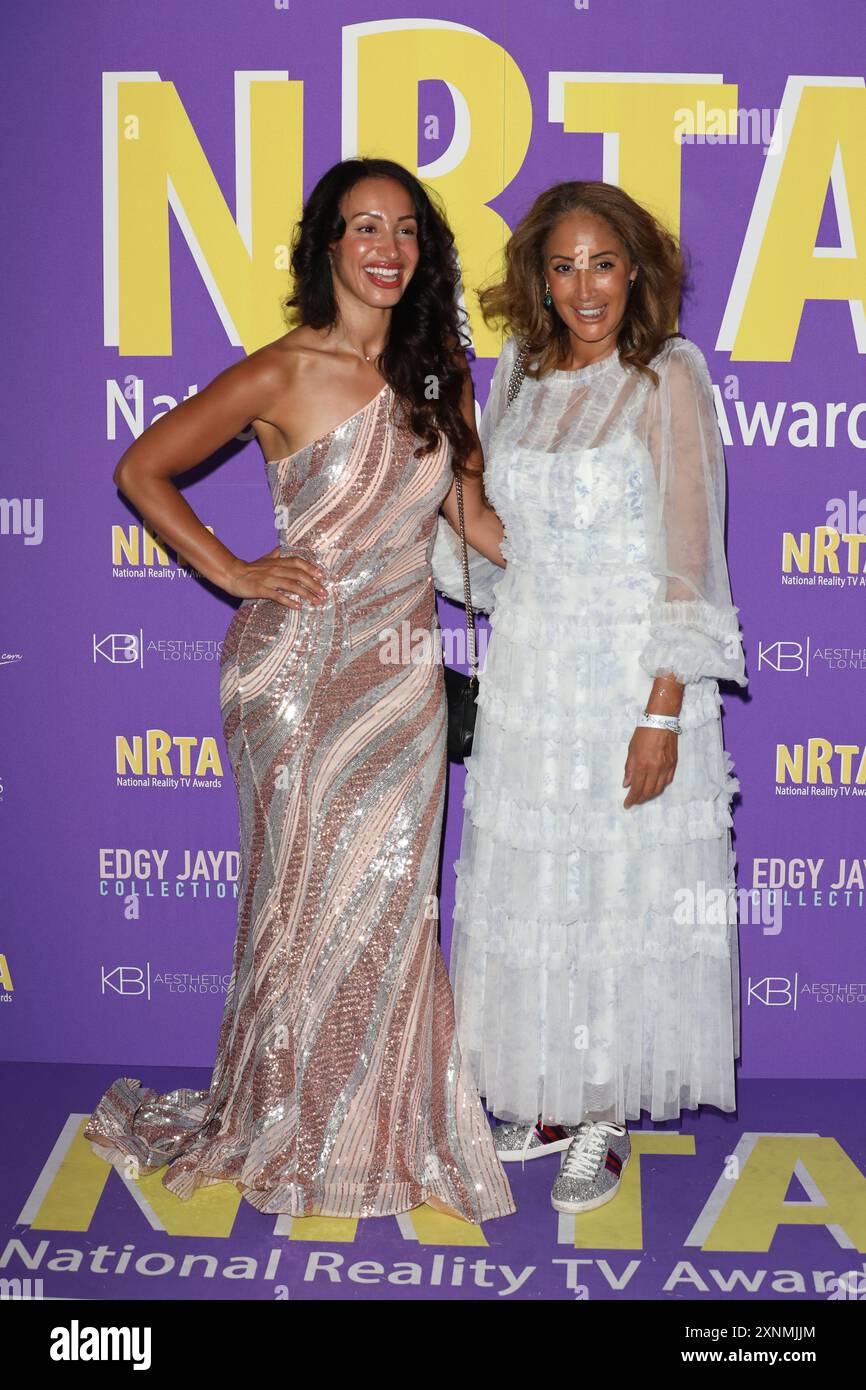 Amelle Berrabah attends National Reality TV Awards at Porchester Hall ...