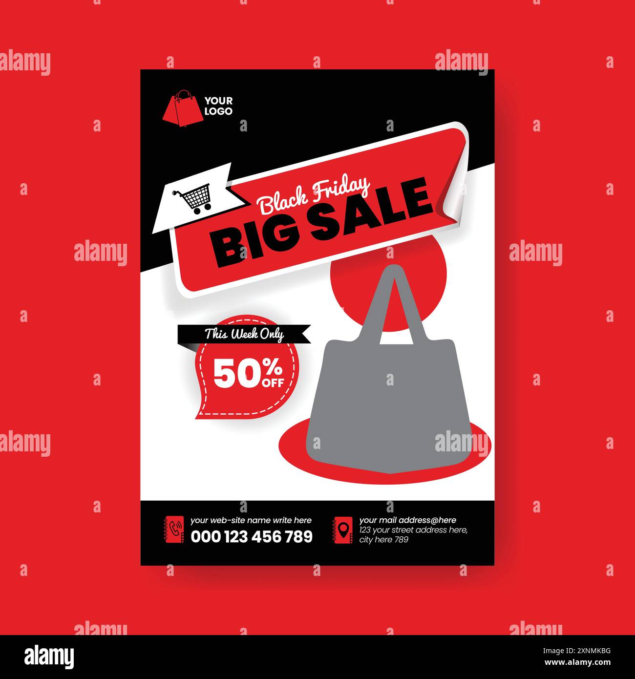 Sell flyer Stock Vector Images - Alamy