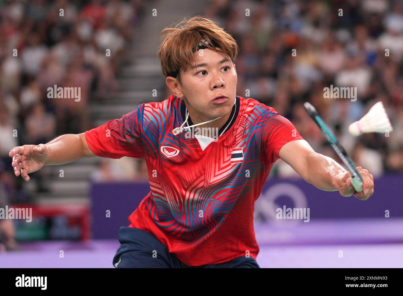 Thailand's Supanida Katethong plays against Japan's Akane Yamaguchi ...
