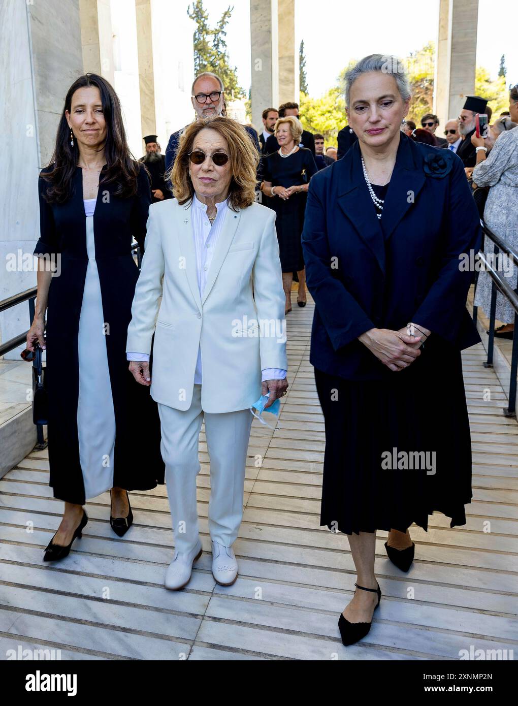 ATHENS, Greece 01 08-2024 Princess Alexandra of Greece and Denmark with ...