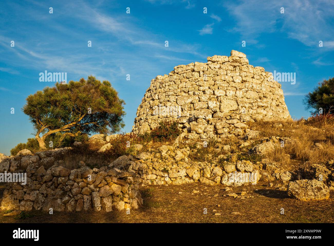 prehistoric settlement of Talatí de Dalt, central talayot, 1300 BC ...