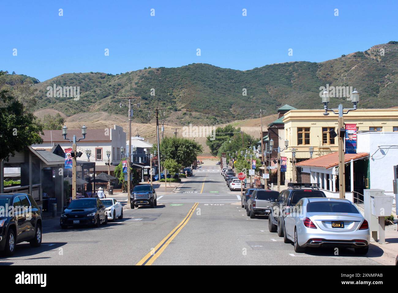 View down Main Street, Temecula, California Stock Photo - Alamy