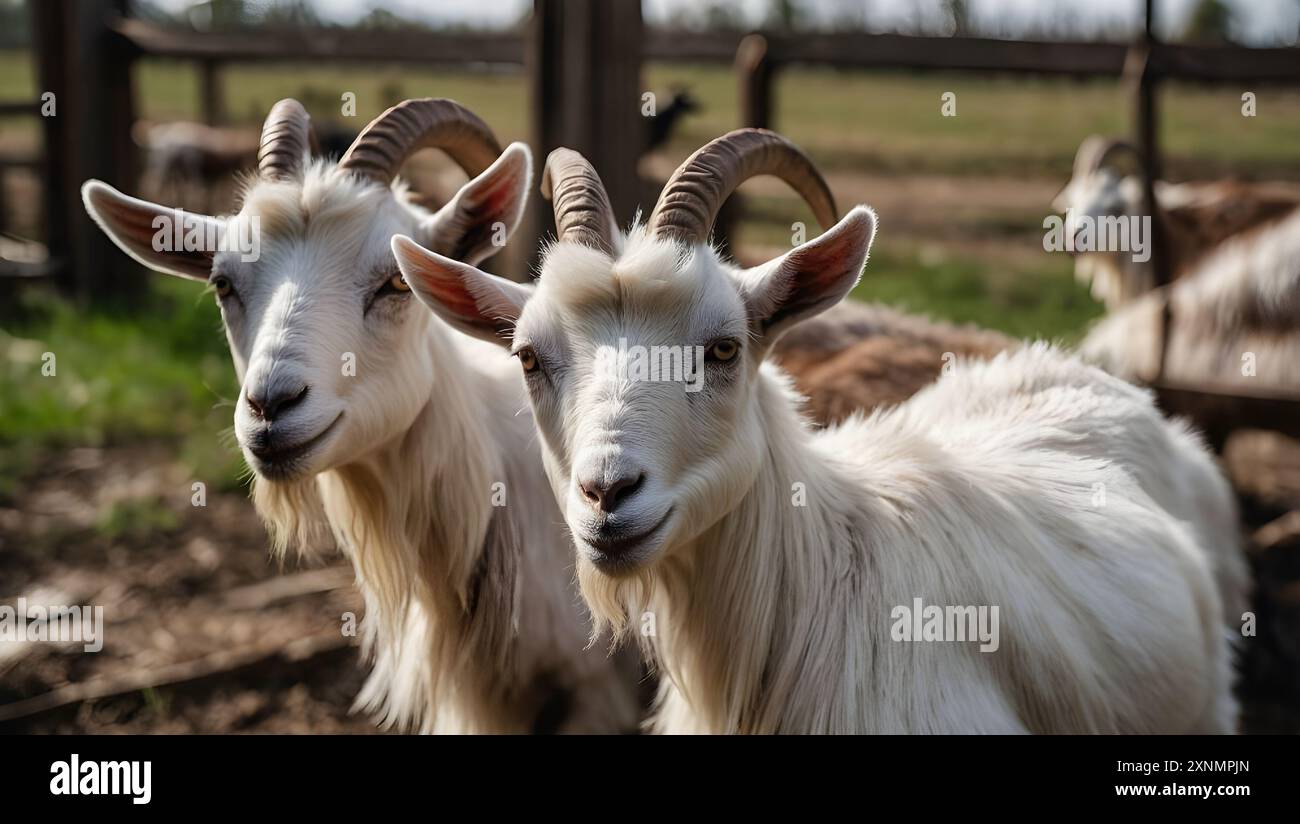 Goat goats farm livestock animal barnyard country rural hi-res stock ...
