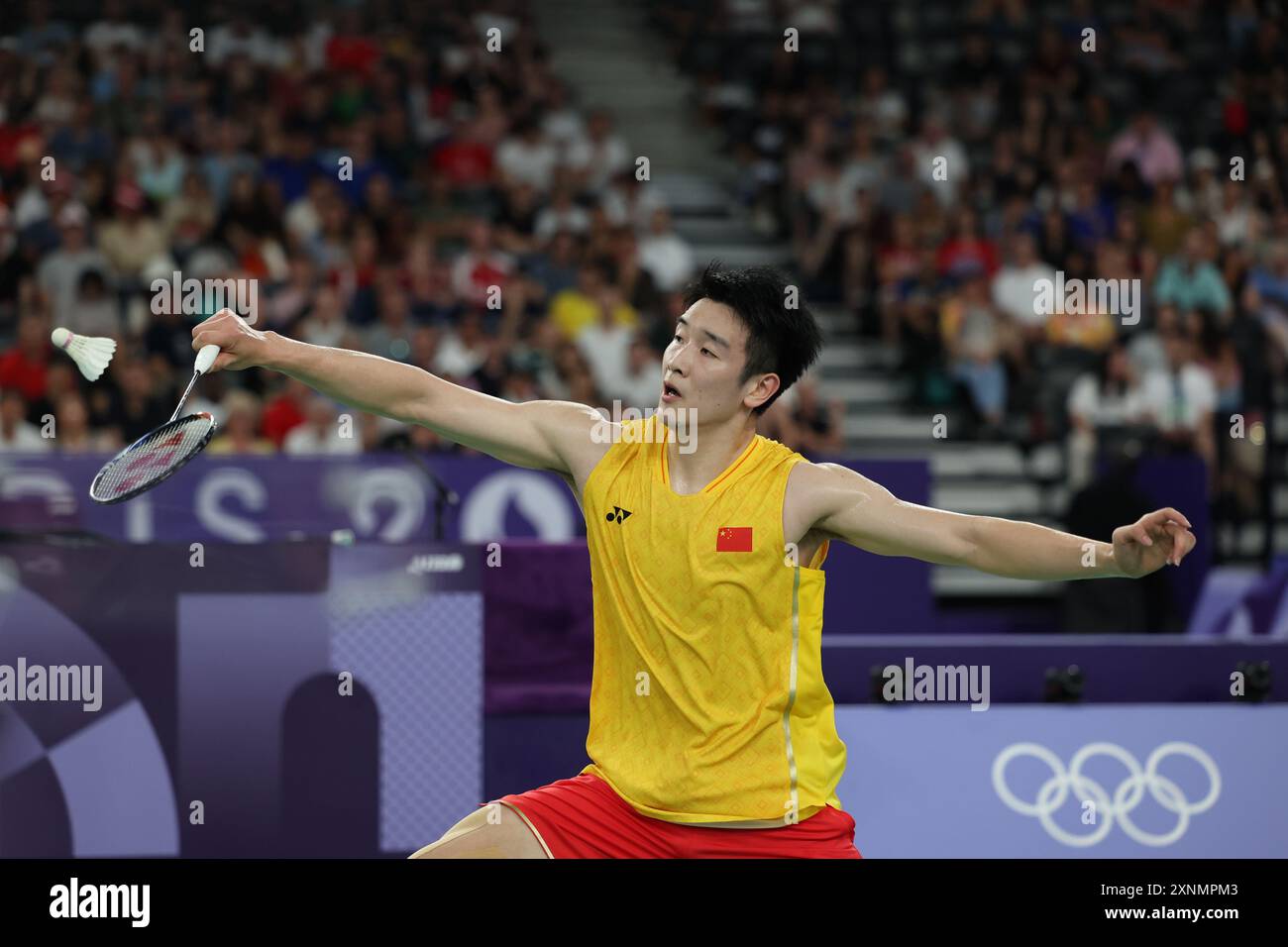 Paris, France. 1st Aug, 2024. Li Shifeng of China competes during the ...
