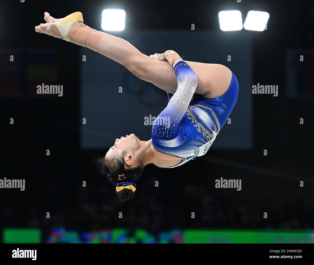 Paris, France. 1st Aug, 2024. Qiu Qiyuan of China competes during the ...