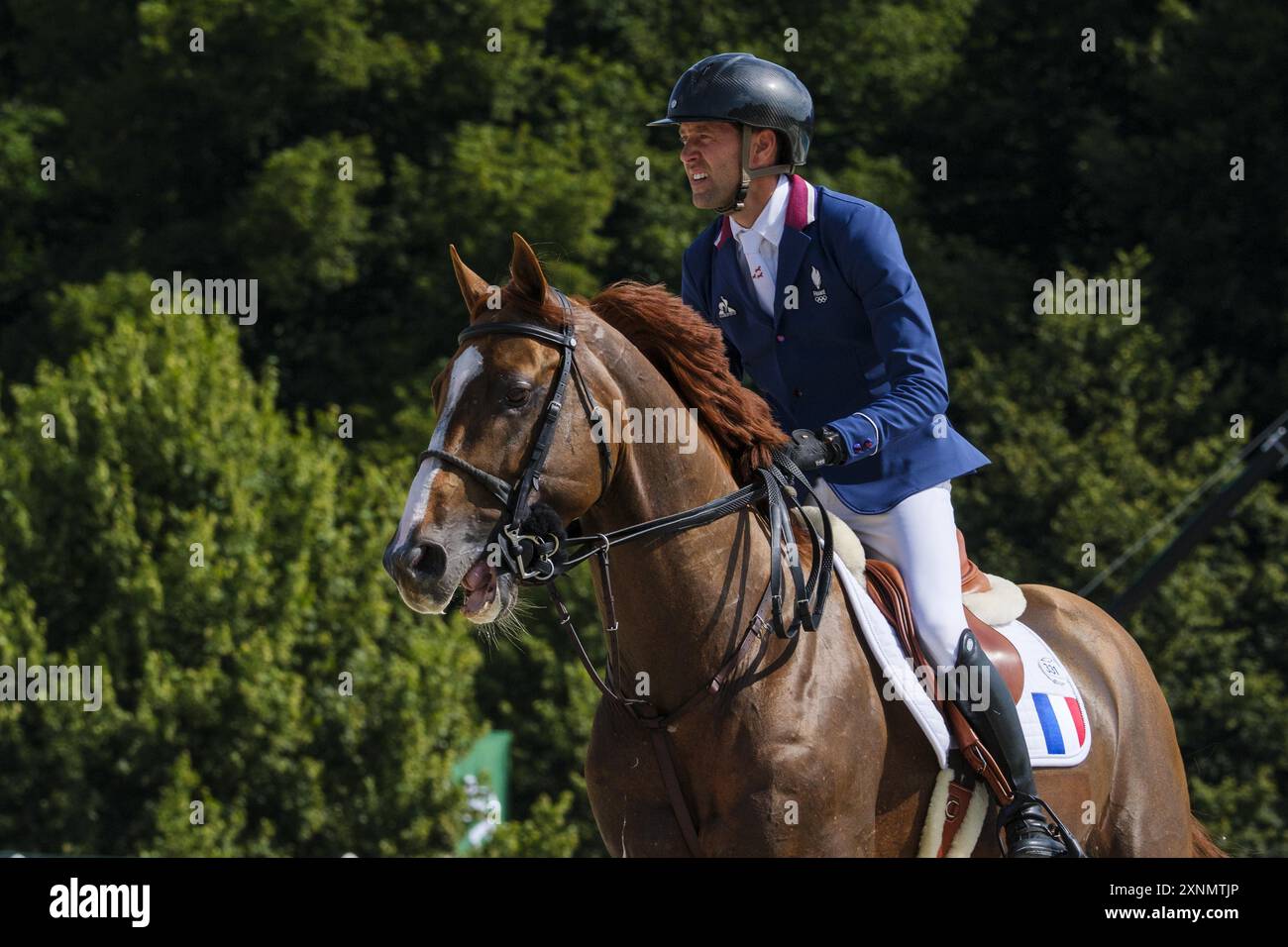 Simon Delestre (FRA) riding I.Amelusina R 51, Equestrian, Jumping Team ...