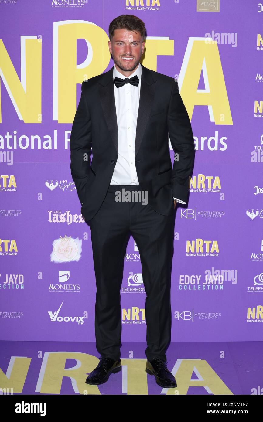 Jack Davies attends National Reality TV Awards at Porchester Hall in ...