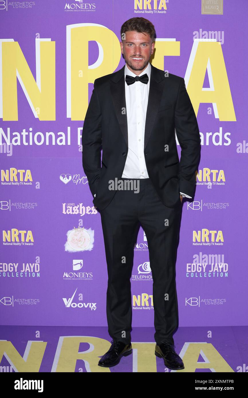 Jack Davies attends National Reality TV Awards at Porchester Hall in ...
