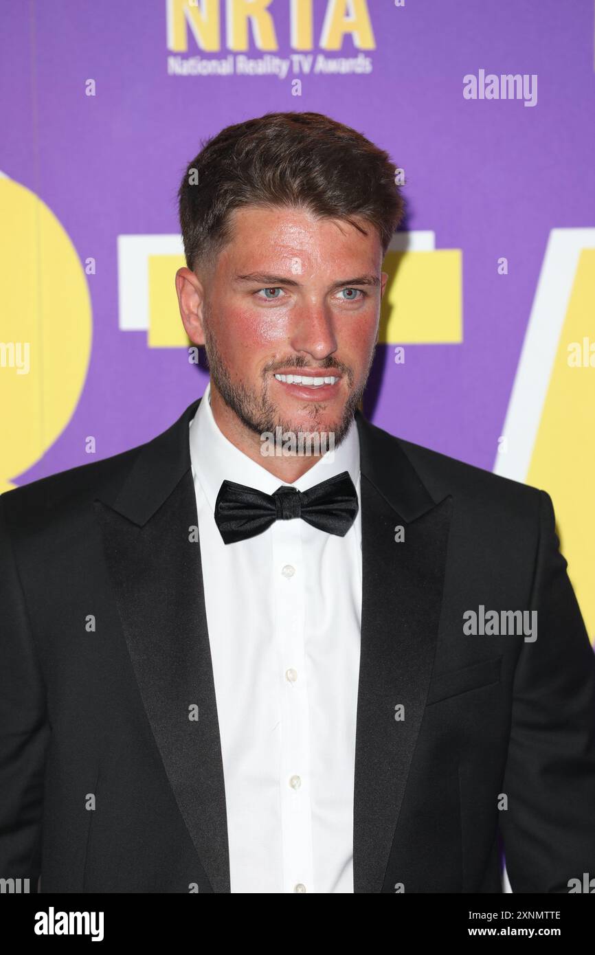 Jack Davies attends National Reality TV Awards at Porchester Hall in London Stock Photo - Alamy