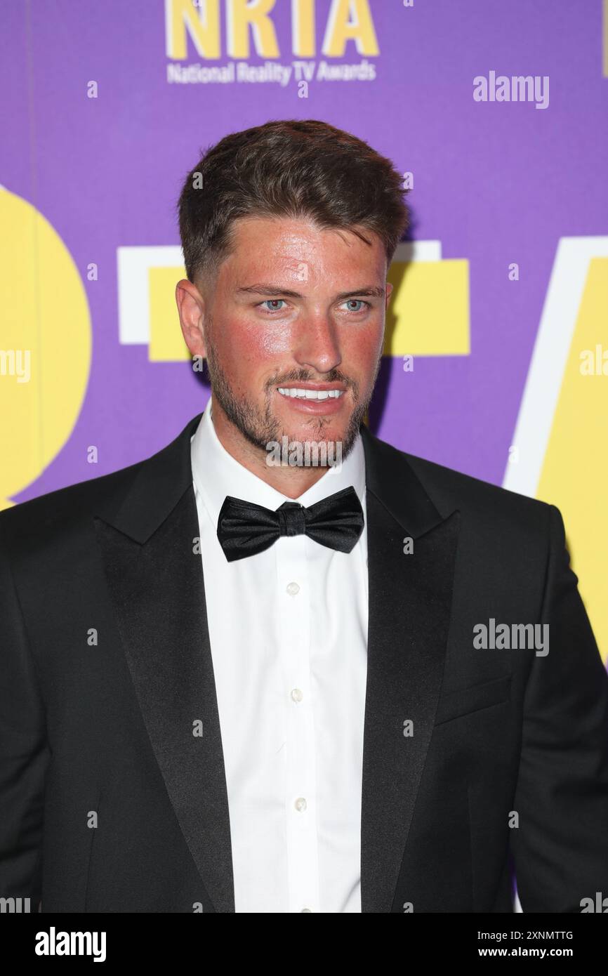 Jack Davies attends National Reality TV Awards at Porchester Hall in ...