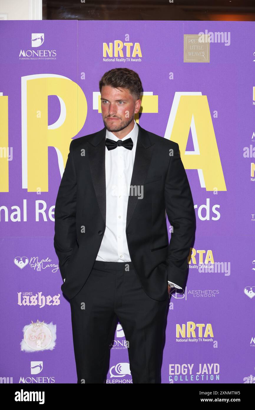 Jack Davies attends National Reality TV Awards at Porchester Hall in ...