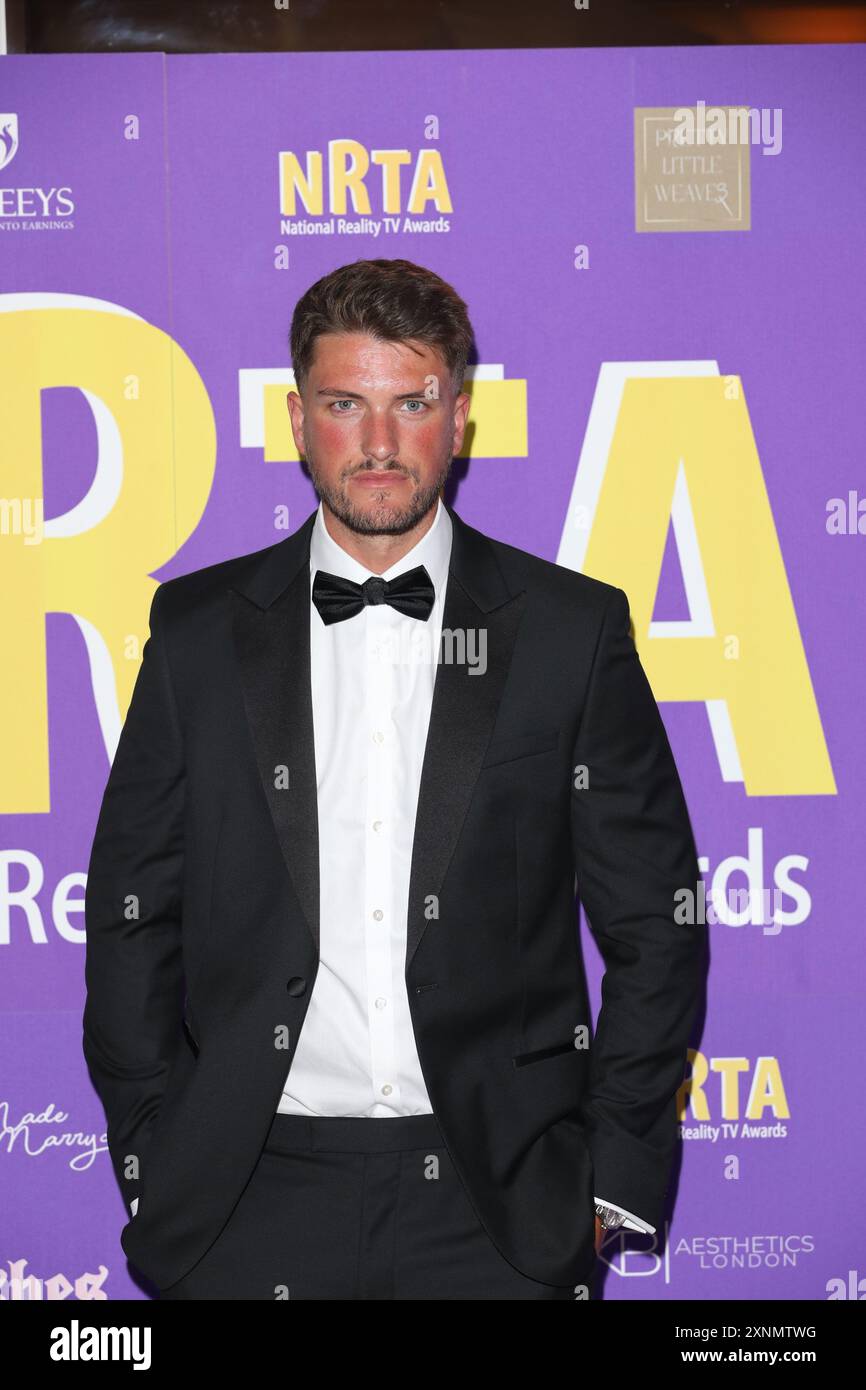 Jack Davies attends National Reality TV Awards at Porchester Hall in ...