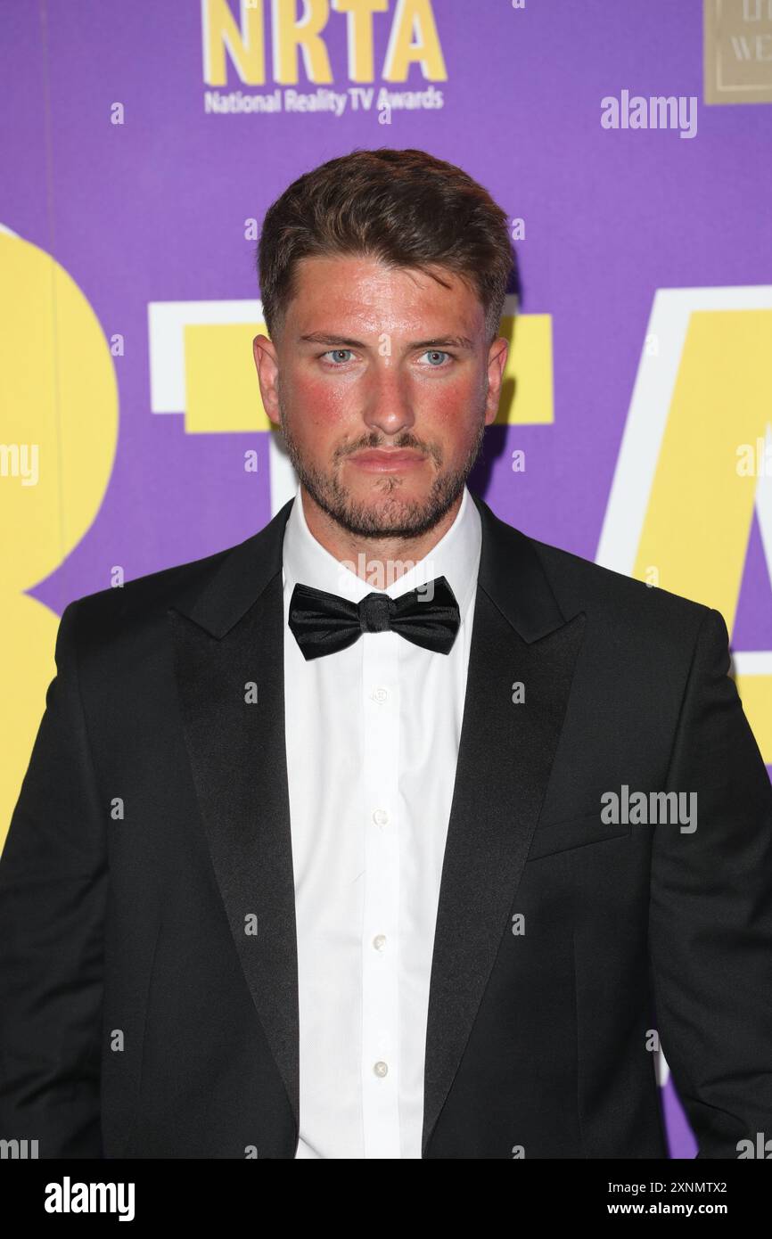 Jack Davies attends National Reality TV Awards at Porchester Hall in ...