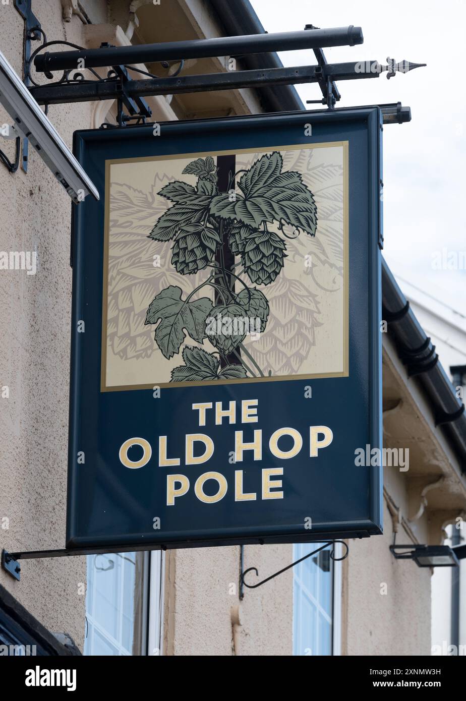 The Old Hop Pole pub sign, West Bromwich, Sandwell, West Midlands ...