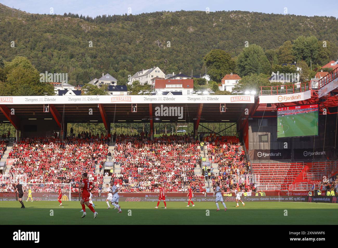 Bergen, Norway. 01st Aug, 2024. BERGEN, Brann Stadium, 01-08-2024 ...