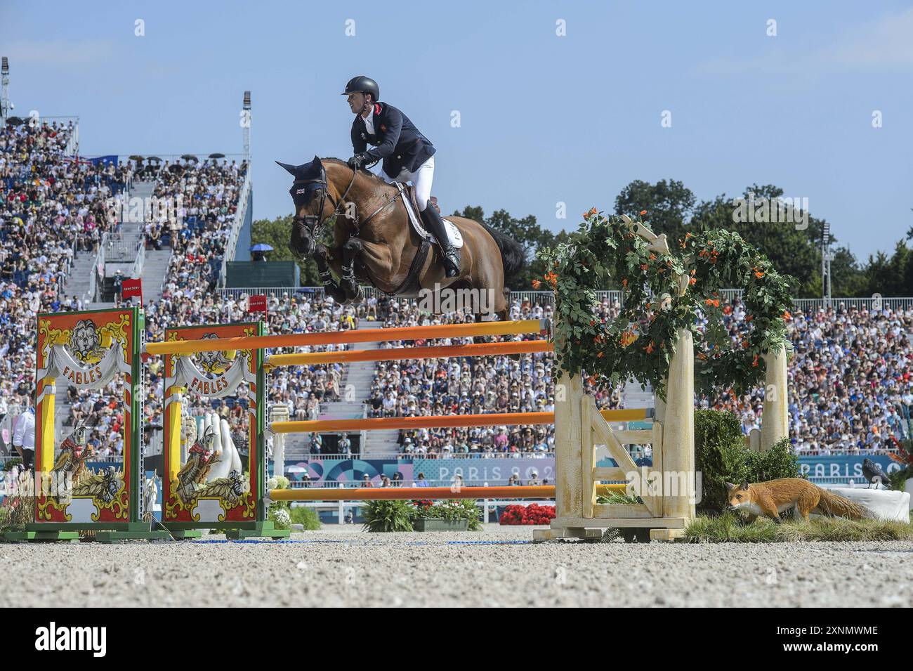 Ben MAHER riding POINT BREAK, Equestrian, Jumping Team Qualifier during ...