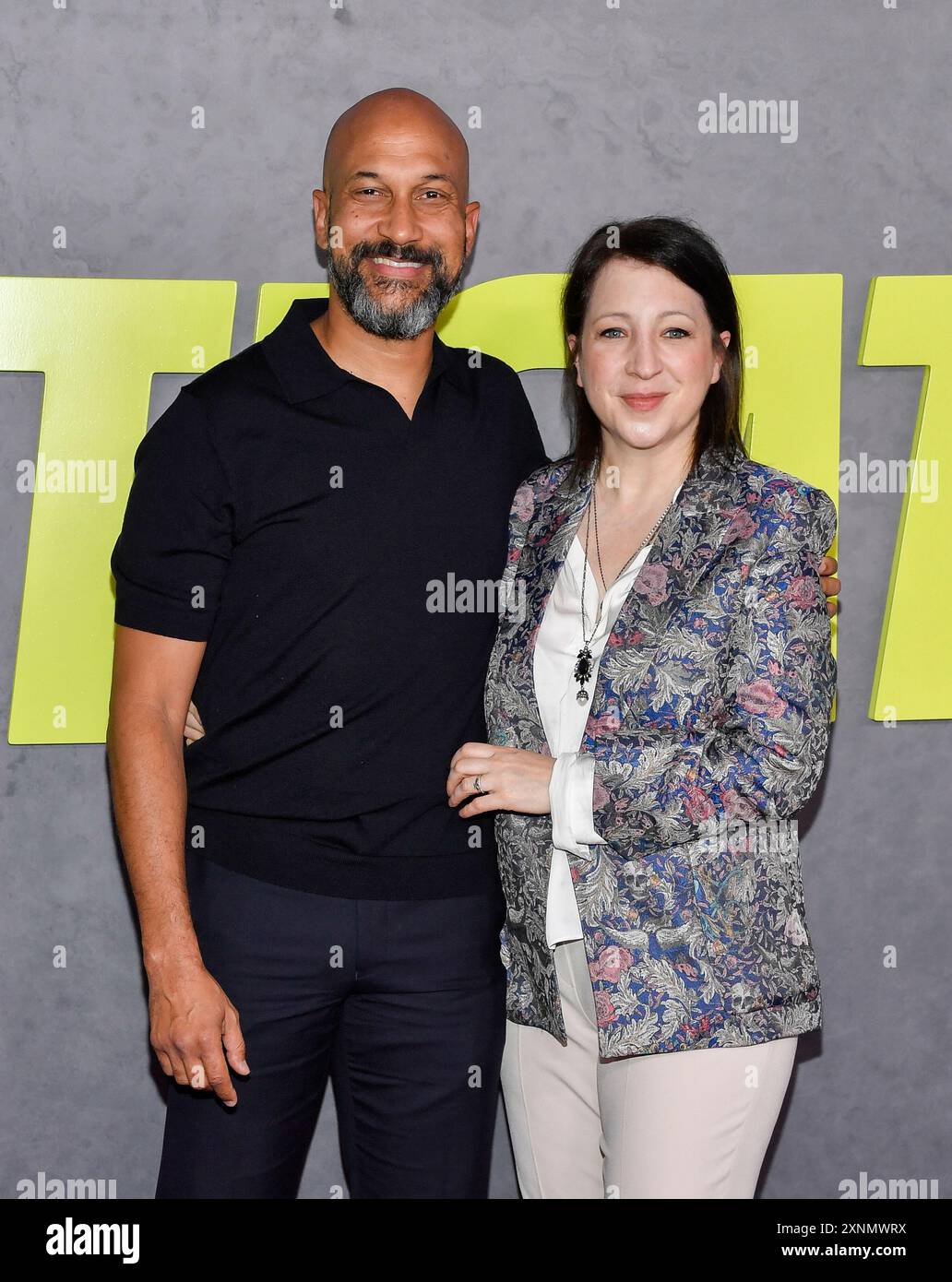 Keegan-Michael Key, left, and Elisa Key attend the Apple Original Films ...