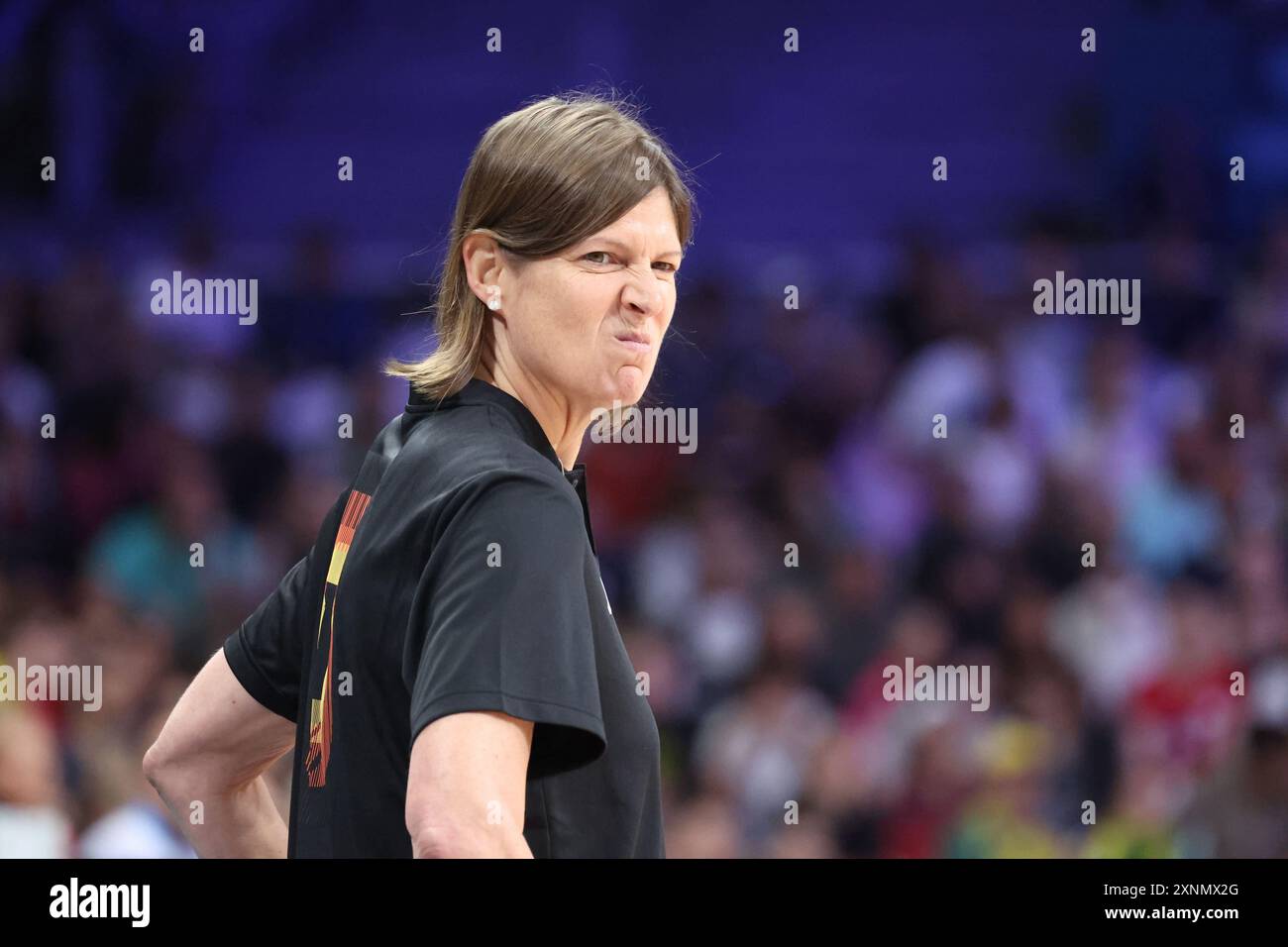 Coach Lisa Thomaidis of Germany, Basketball, Women's Group Phase ...