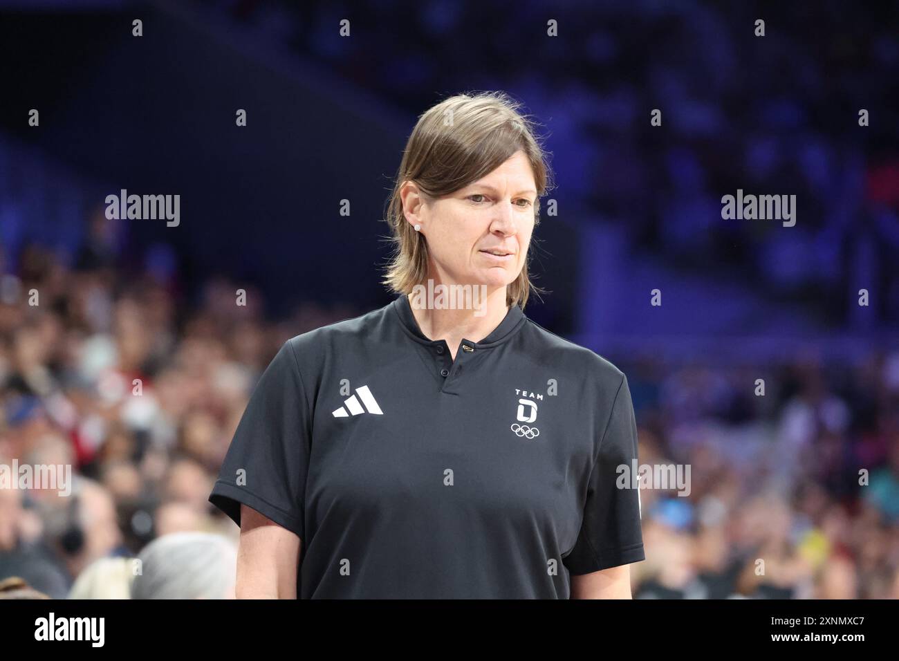 Coach Lisa Thomaidis of Germany, Basketball, Women's Group Phase ...