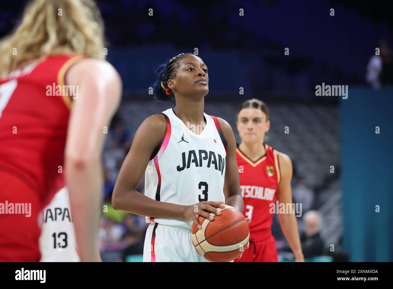 Stephanie Mawuli of Japan, Basketball, Women's Group Phase - Group C ...