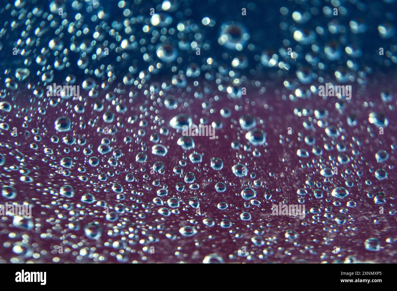 Water drops of different sizes, forming different backgrounds Stock ...
