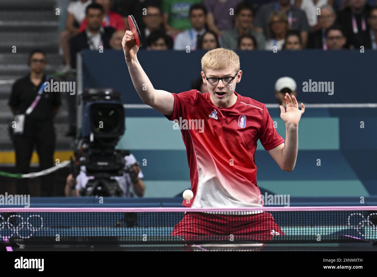 Felix Lebrun (FRA) vs Yun-Ju Lin (TPE), Table Tennis, Men's Singles ...
