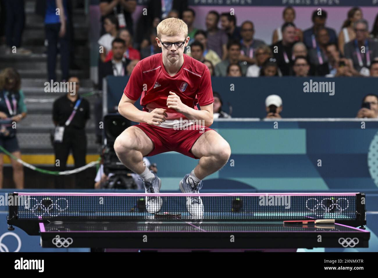 Felix Lebrun (FRA) vs Yun-Ju Lin (TPE), Table Tennis, Men's Singles ...