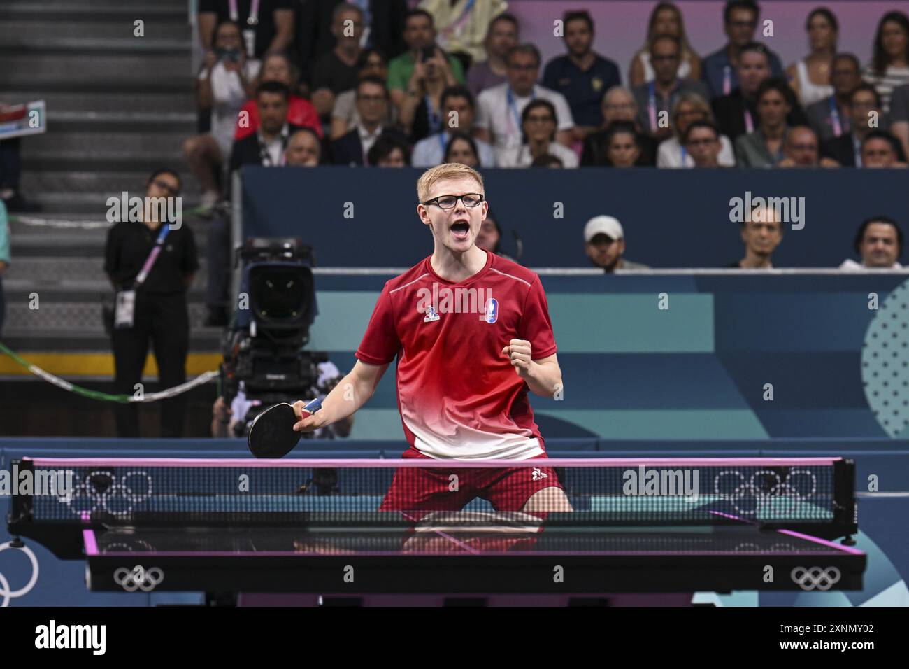Felix Lebrun (FRA) vs Yun-Ju Lin (TPE), Table Tennis, Men's Singles ...