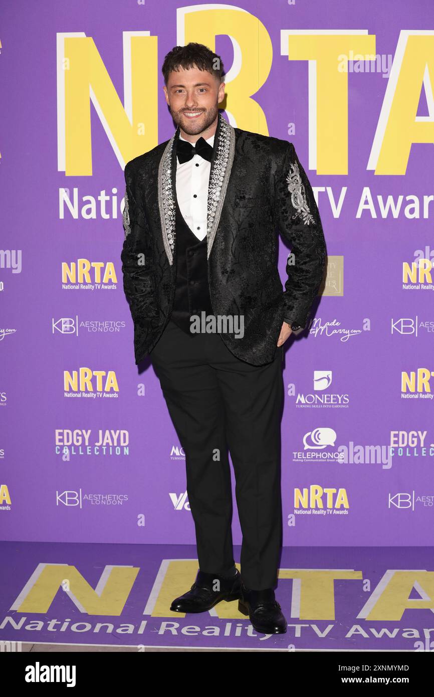 Matt Hall attends National Reality TV Awards at Porchester Hall in ...