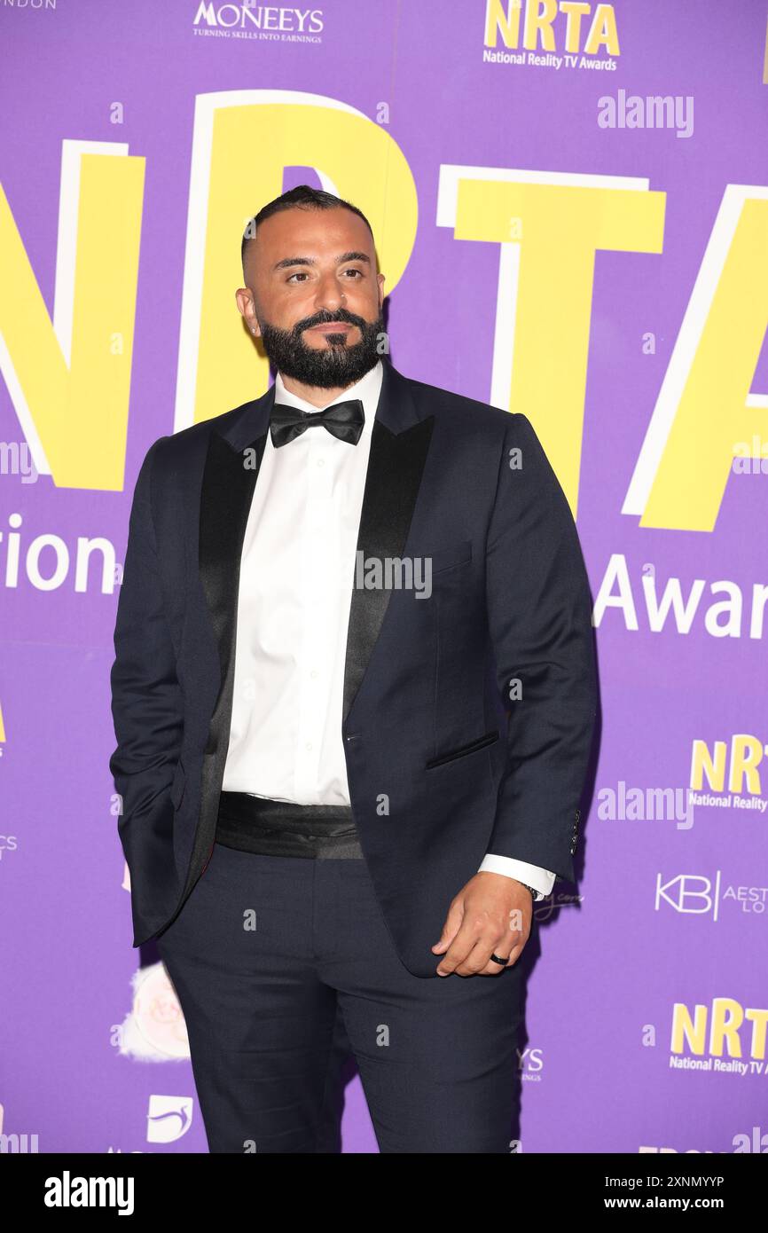 Kris Fade attends National Reality TV Awards at Porchester Hall in ...
