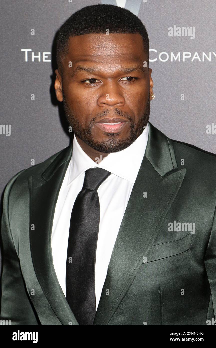 Curtis "50 Cent" Jackson attends the premiere of "Southpaw" at AMC Lincoln Square in New York ...