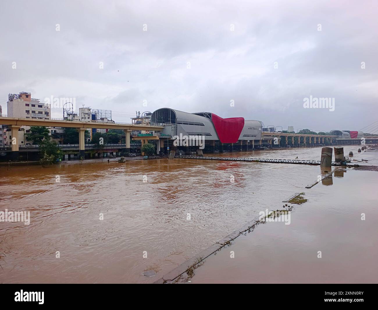 30 July 2024, Pune, Heavy Rains Trigger Flooding In Pune, Prompts Water Release From Khadakwasla ...