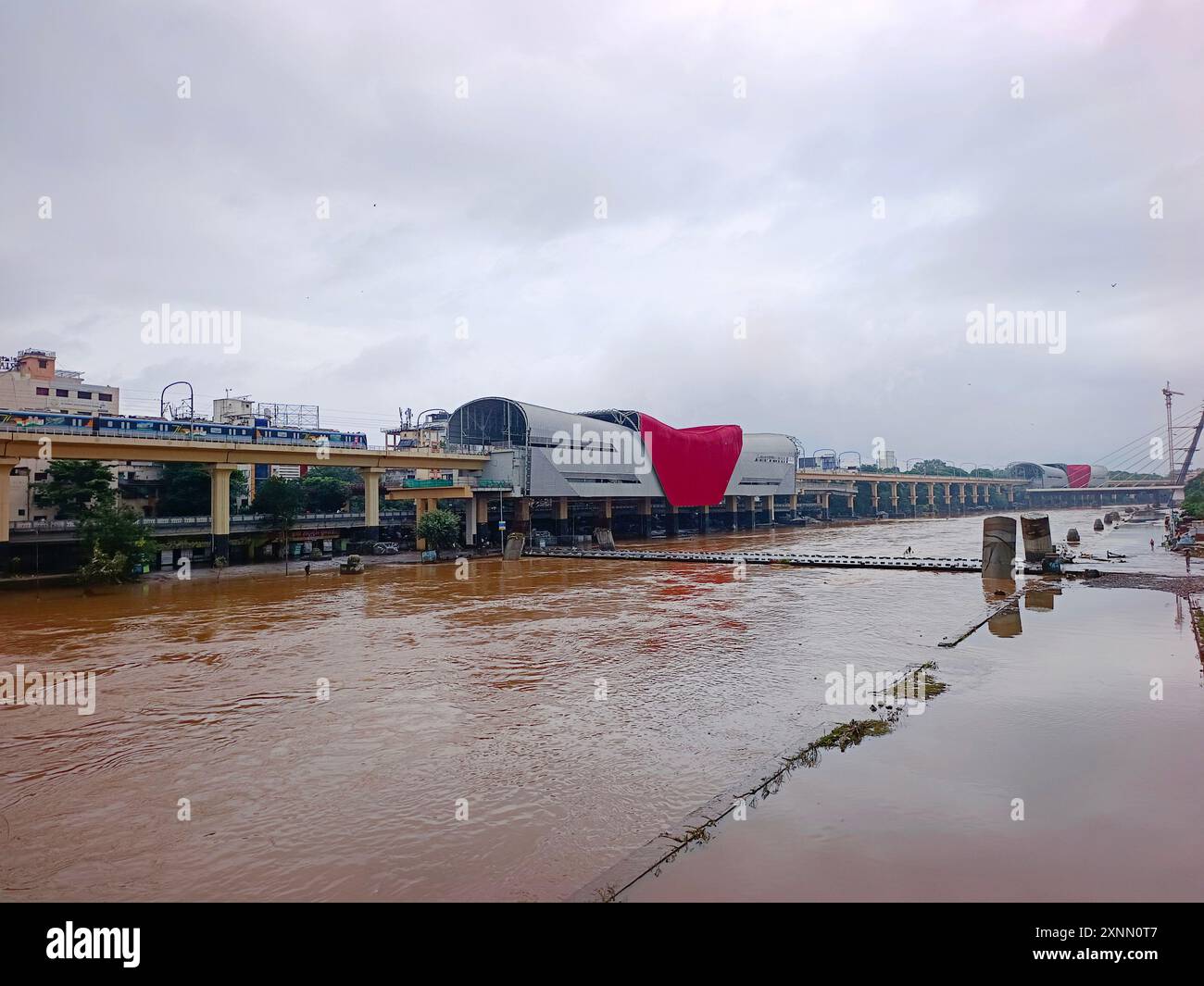 30 July 2024, Pune, Heavy Rains Trigger Flooding In Pune, Prompts Water Release From Khadakwasla ...