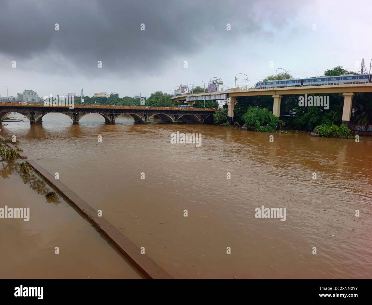 30 July 2024, Pune, Heavy Rains Trigger Flooding In Pune, Prompts Water Release From Khadakwasla ...