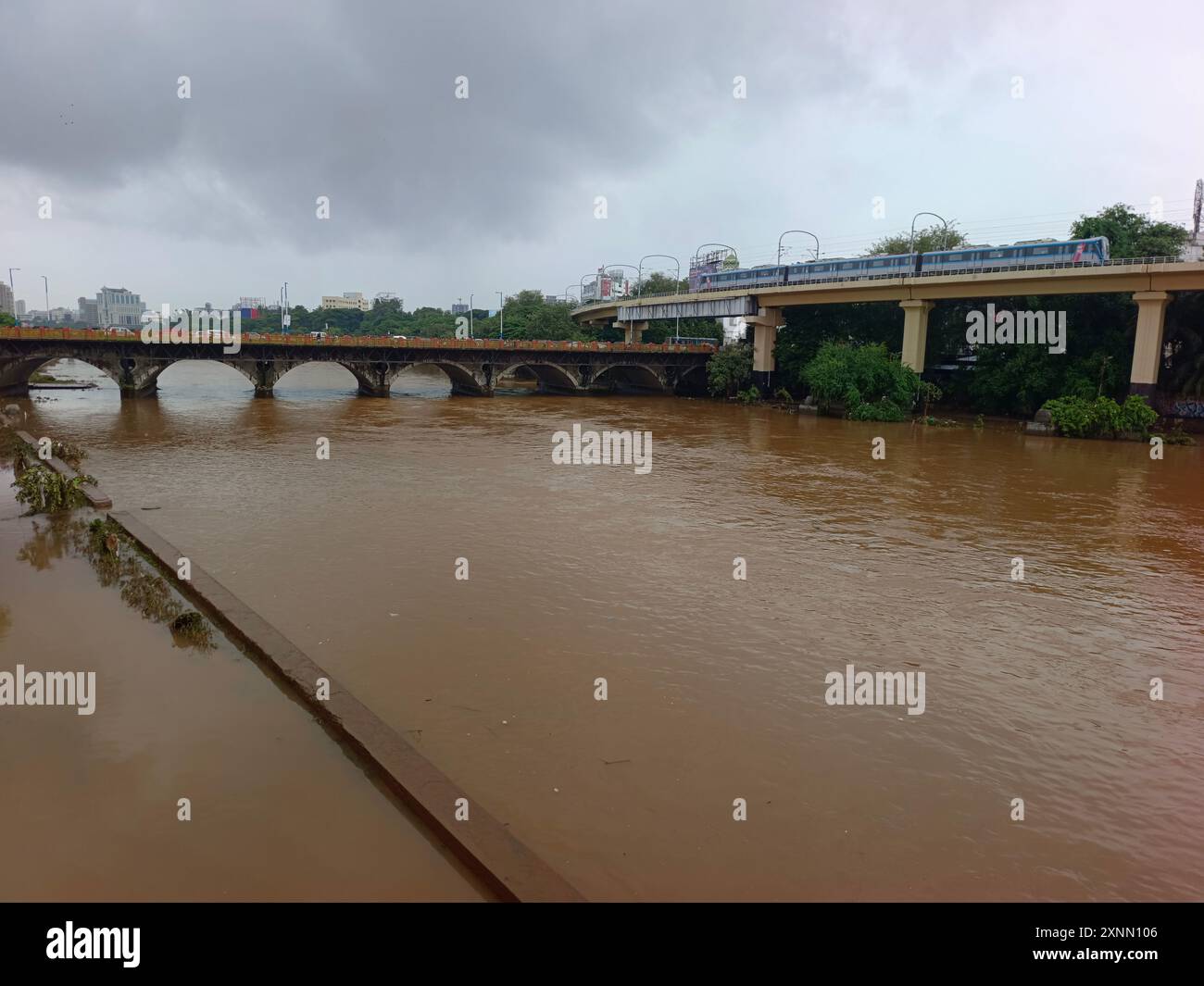 30 July 2024, Pune, Heavy Rains Trigger Flooding In Pune, Prompts Water Release From Khadakwasla ...