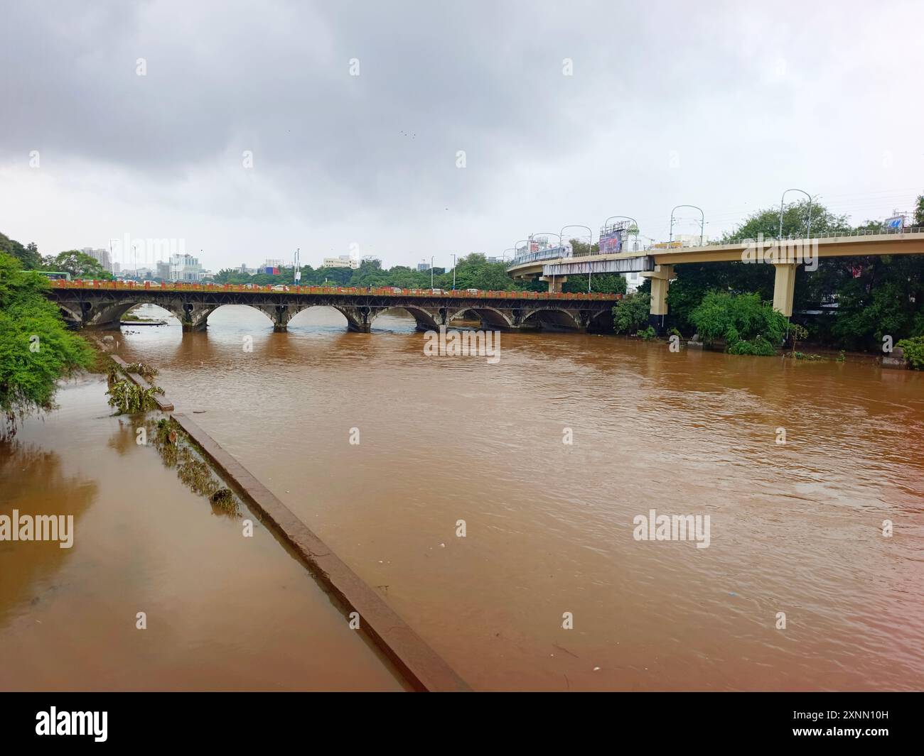 30 July 2024, Pune, Heavy Rains Trigger Flooding In Pune, Prompts Water Release From Khadakwasla ...