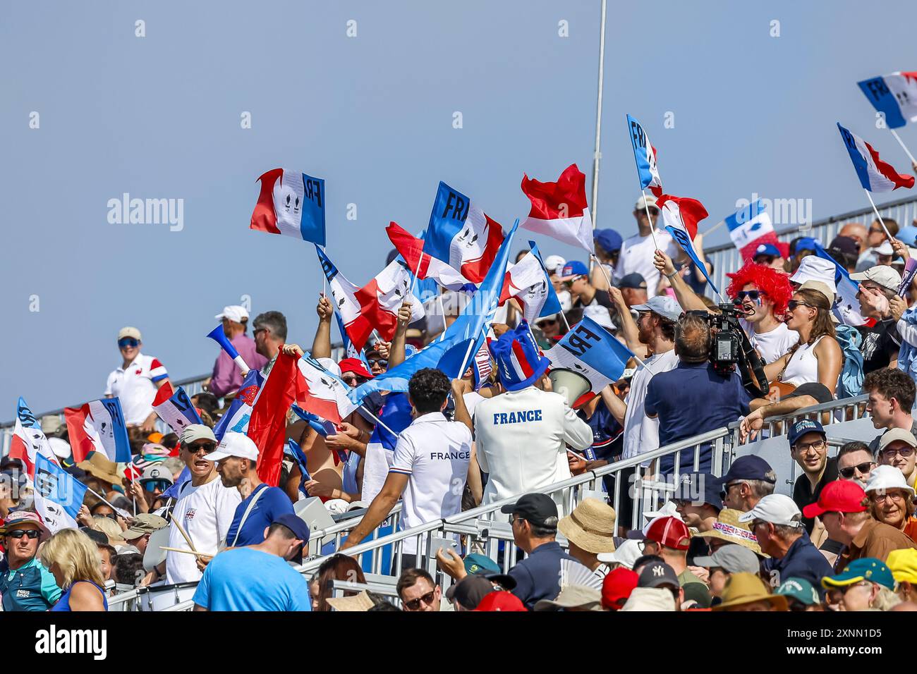 fans, spectator, public, supporter during the Olympic Games Paris 2024 ...