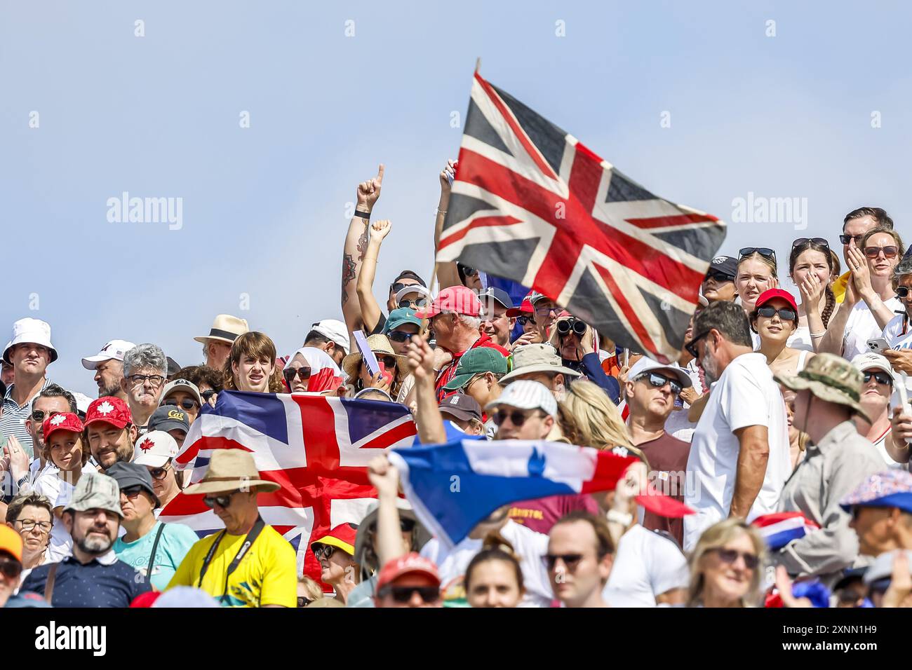 fans, spectator, public, supporter rowing Women's Single Sculls Final ...