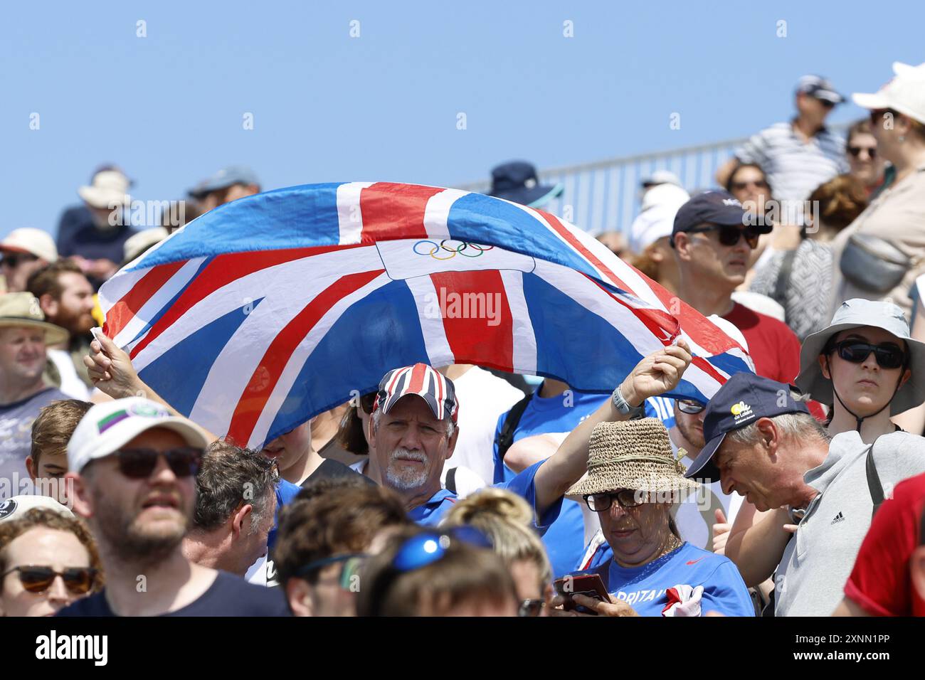 fans, spectator, public, supporter during the Olympic Games Paris 2024 ...