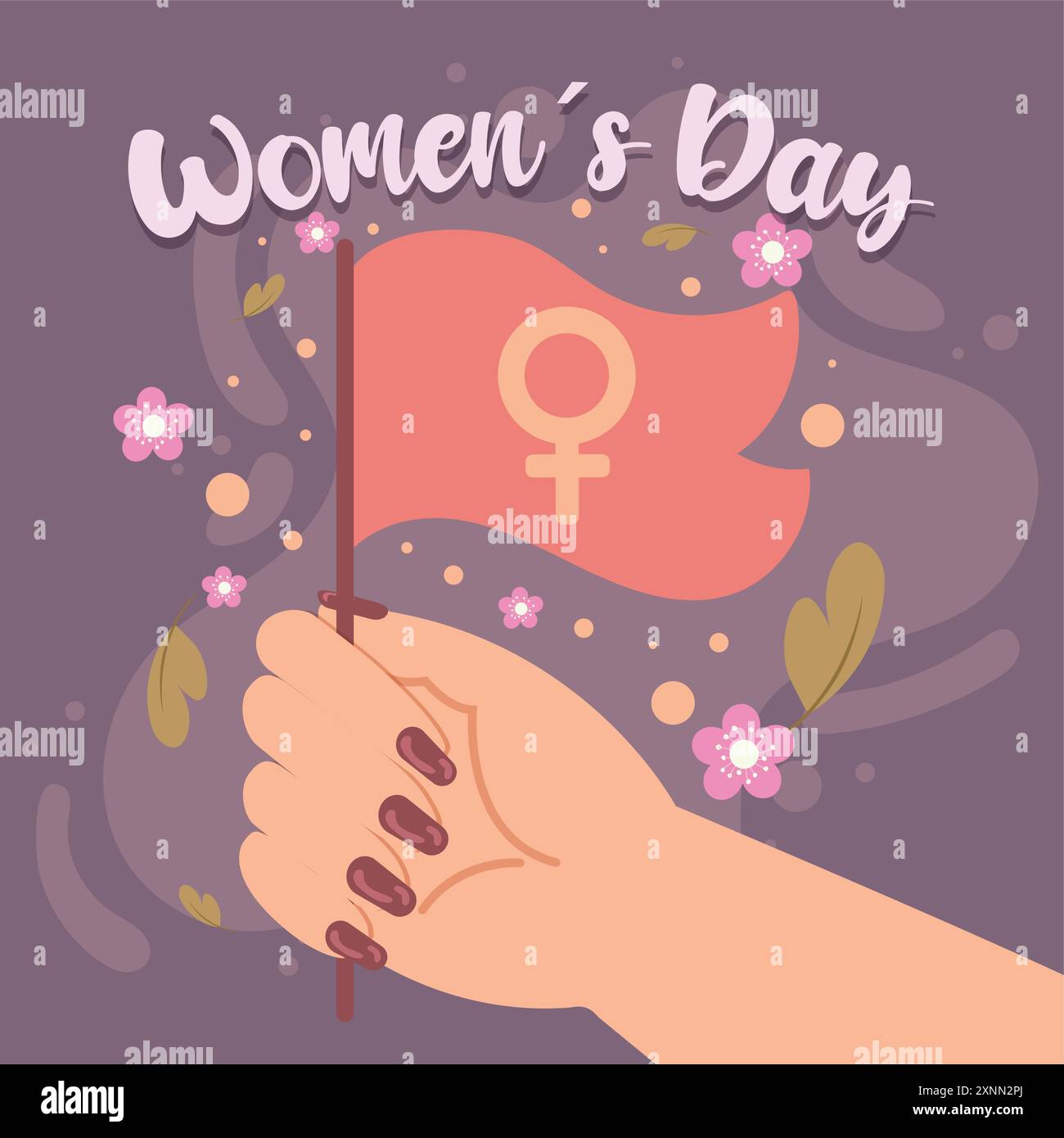 Happy women day poster 8th march Vector Stock Vector Image & Art - Alamy