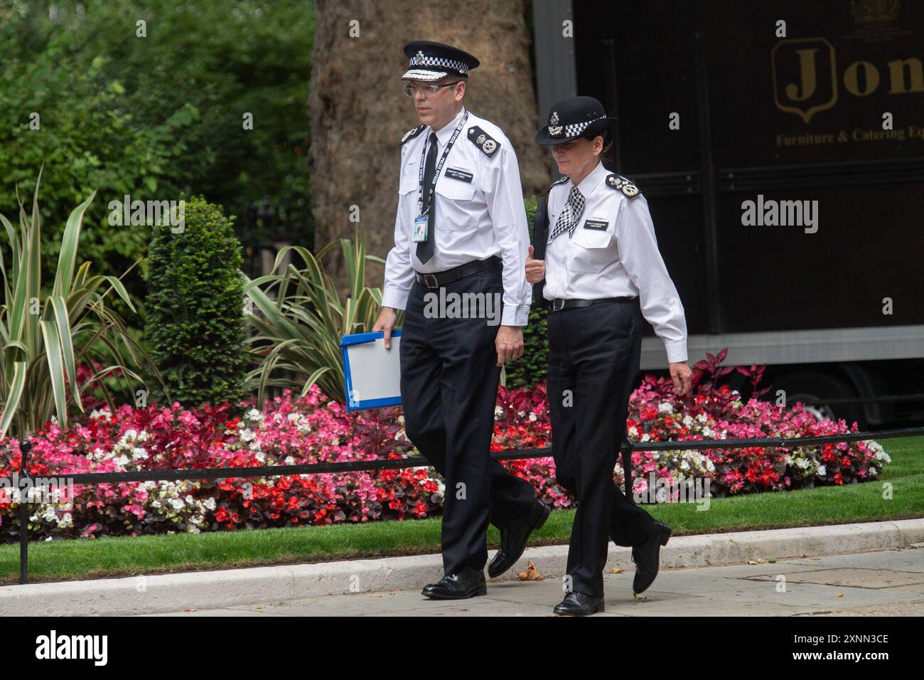 London, UK. 01 Aug 2024. (L-R) - Matt Twist - Assistant Commissioner ...