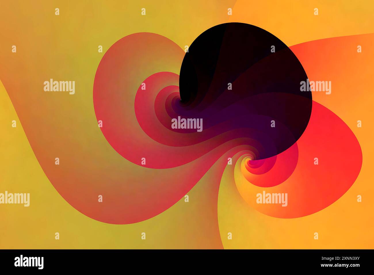 digital art based on photo manipulation through math-mapping Stock ...