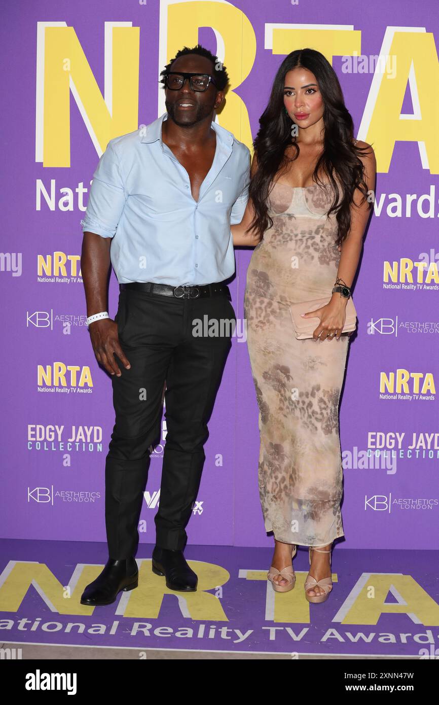 Tre Lowe attends National Reality TV Awards at Porchester Hall in ...